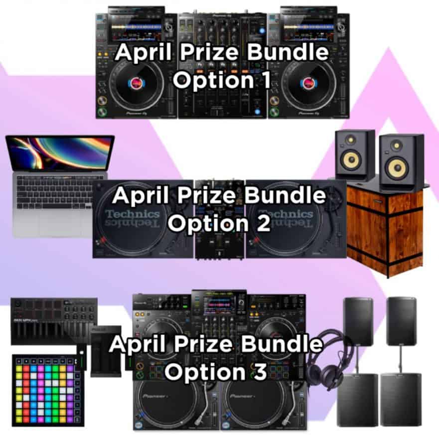 3 Days Left To Win DJ Gear: Storm DJs Giveaways April Prize Options